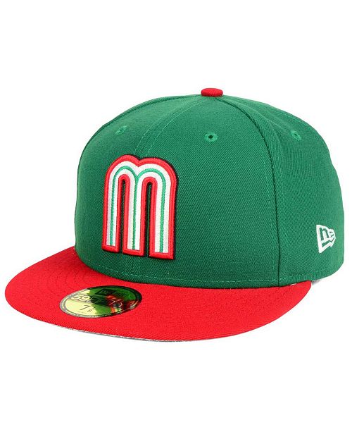 New Era Mexico World Baseball Classic 59FIFTY Fitted Cap & Reviews ...
