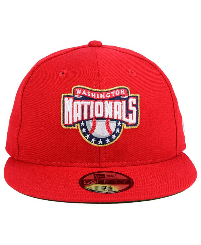 New Era Washington Nationals Retro Stock 59FIFTY FITTED Cap - Macy's