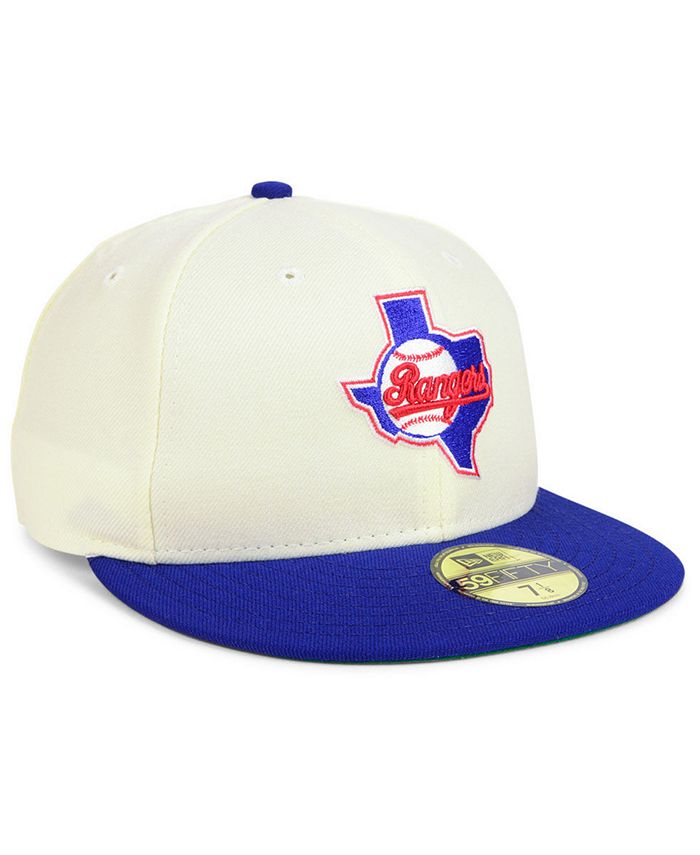 Lids New Era Texas Rangers Retro Stock 59FIFTY FITTED Cap - Macy's