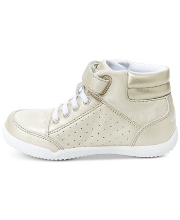 Stride Rite Toddler Girls Stone Hi-Top Sneakers - Macy's