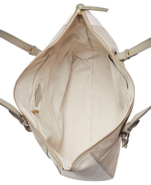 Fossil Rachel Leather Tote With Zipper - Handbags & Accessories - Macy's