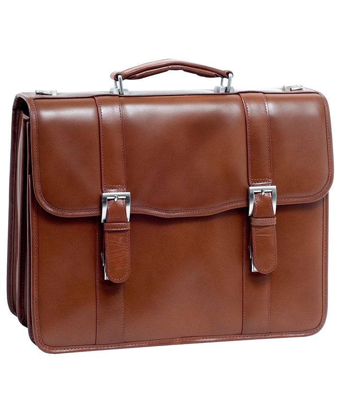 McKlein Flournoy, 15" Double Compartment Laptop Briefcase - Macy's