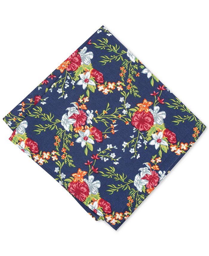 Bar III Men's Kearny Floral Pocket Square, Created for Macy's - Macy's