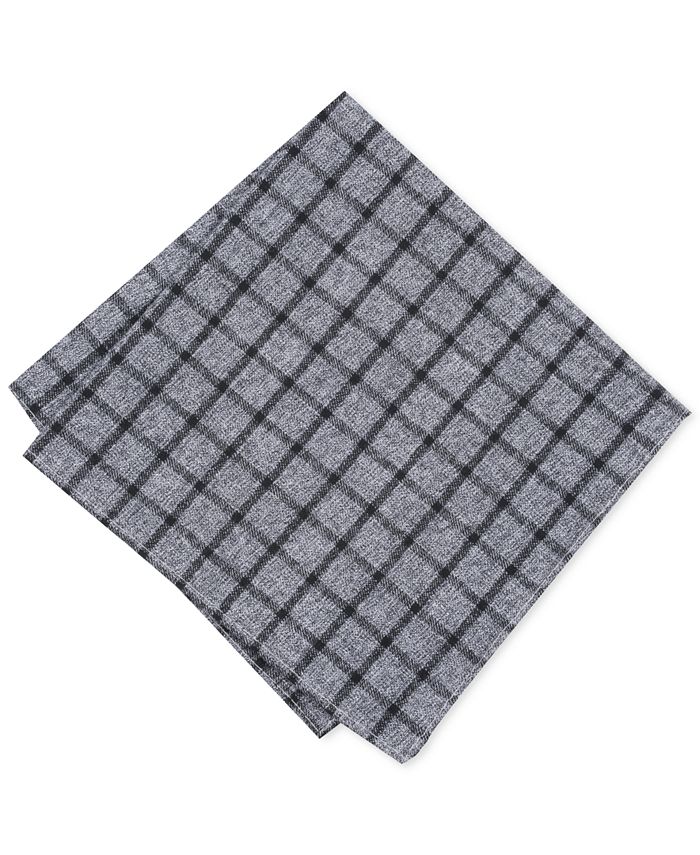 Bar III Men's Bloomfield Check Pocket Square, Created for Macy's - Macy's