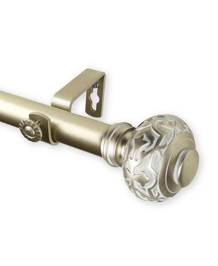 Rod Desyne Maple Curtain Rod 1" OD 160-240 inch - Macy's
