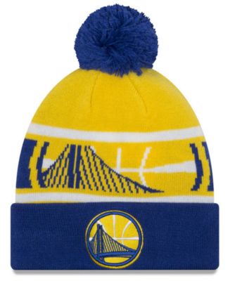 New Era Boys' Golden State Warriors Jr. Callout Pom Hat - Macy's