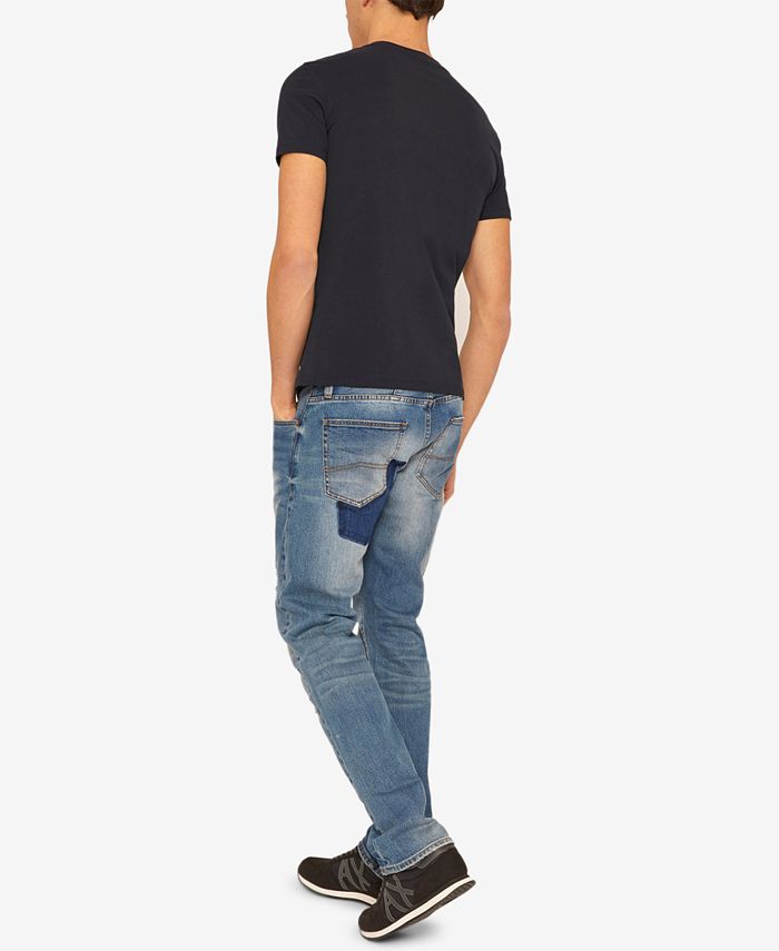 A|X Armani Exchange Men's Tonal Embossed Logo T-Shirt - Macy's