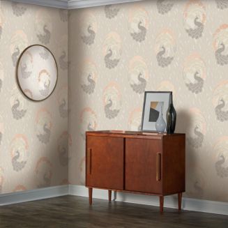 Tempaper Deco Peacock Self-Adhesive Wallpaper - Macy's