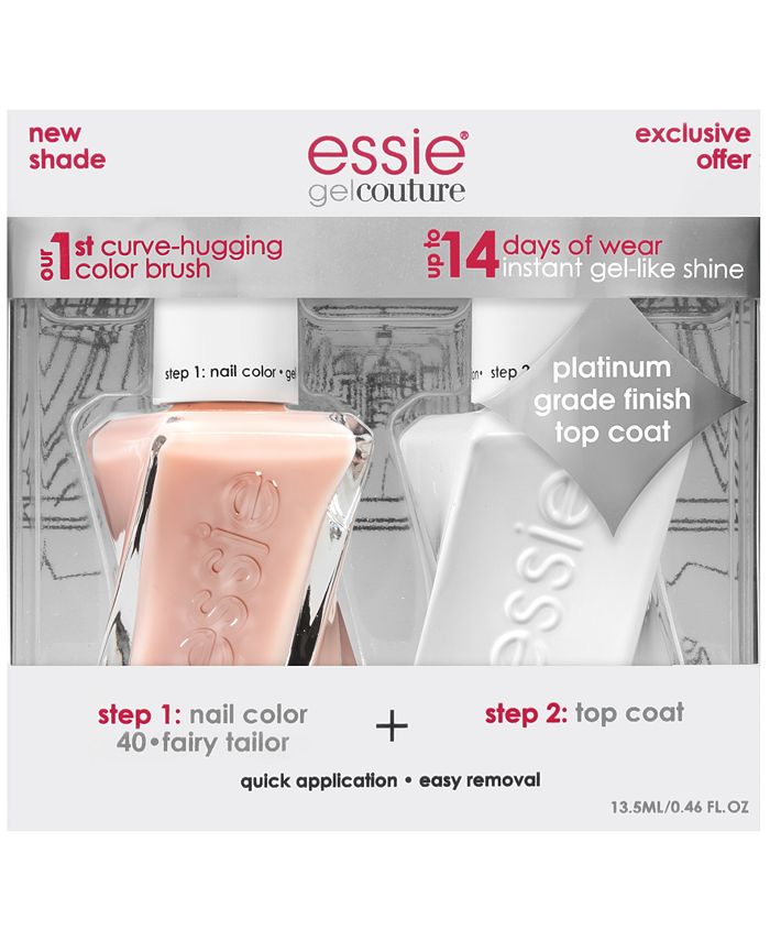 Essie 2-Pc. Gel Couture Nail Polish & Top Coat Set - Macy's