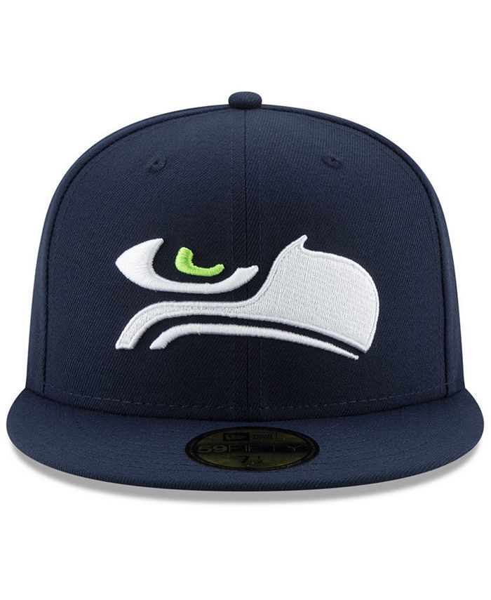 New Era Seattle Seahawks Logo Elements Collection 59FIFTY FITTED Cap ...