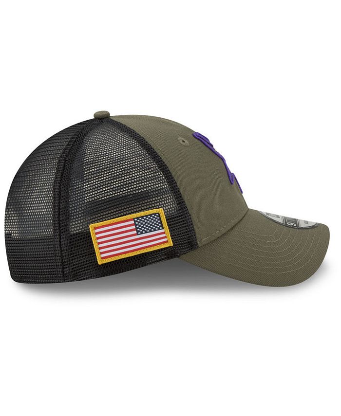 New Era Minnesota Vikings Camo Service Patch 9TWENTY Trucker Cap - Macy's