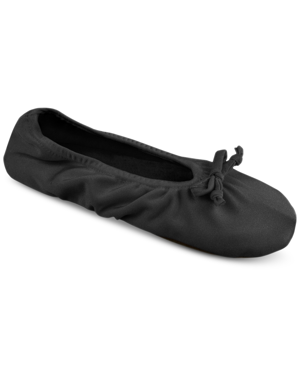 Click here for Muk Luks Womens Stretch Satin Ballerina Slippers -... prices