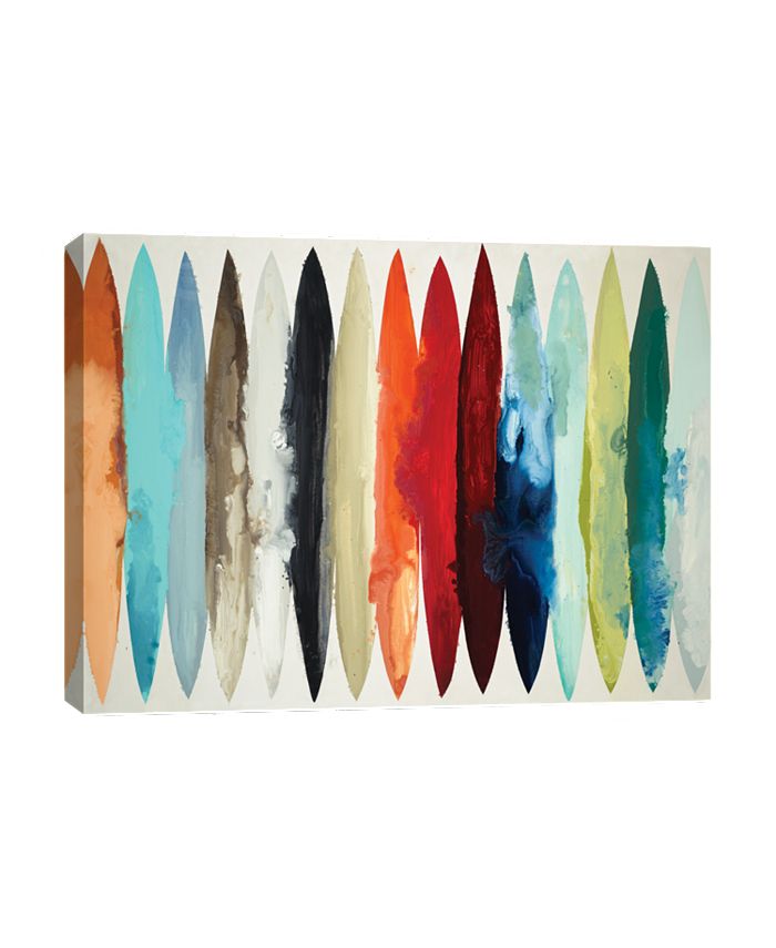 Artissimo Designs Even Flow Hand Embellished Canvas - Macy's