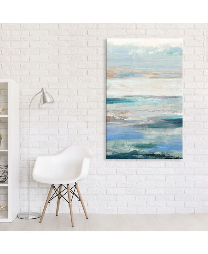 Artissimo Designs Waves Hand Embellished Canvas - Macy's