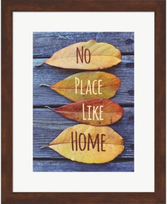 No Place Like Home L By Color Me Happy Framed Art - Macy's
