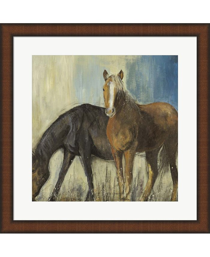 Metaverse Horses Ii By Posters International Studio Framed Art - Macy's