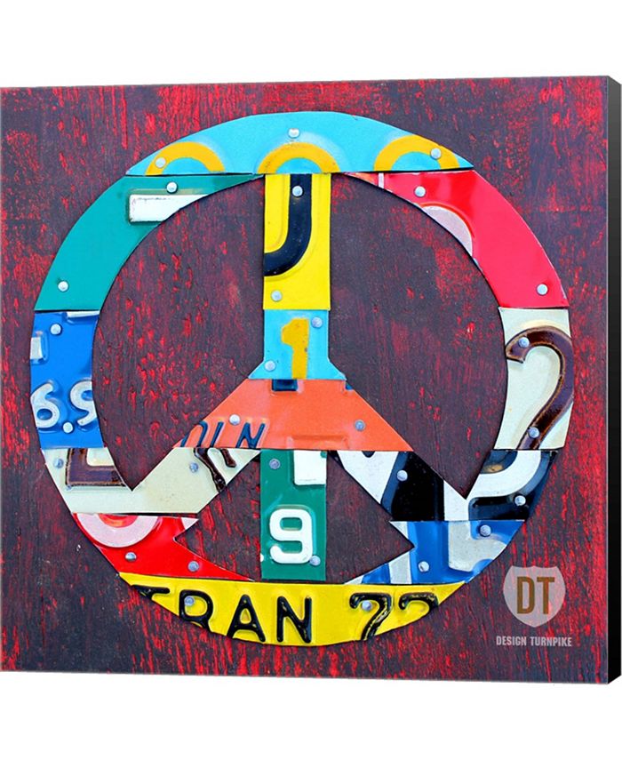 Metaverse Peace By Design Turnpike Canvas Art - Macy's