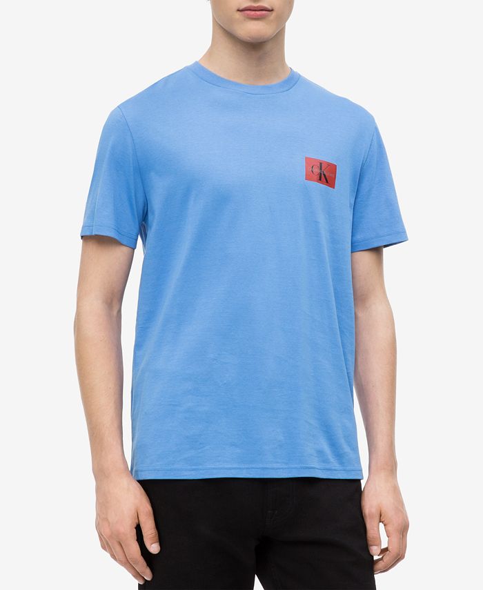 Calvin Klein Jeans Men's Monogram Embroidery Tee - Macy's