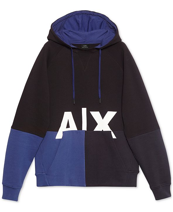 A|X Armani Exchange Men's Colorblocked Logo Hoodie & Reviews - Hoodies ...