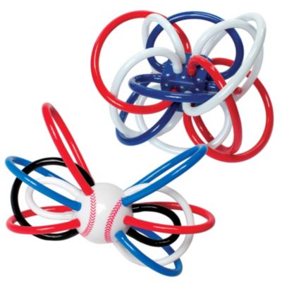 Manhattan Toy Red White And Blue And Baseball Winkel Baby Teether And ...
