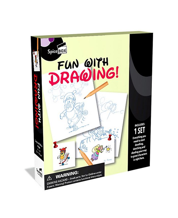Spicebox Fun With Drawing Characters Kit - Macy's