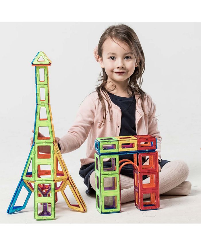 Magformers Landmark 100 Piece Magnetic Construction Set - Macy's