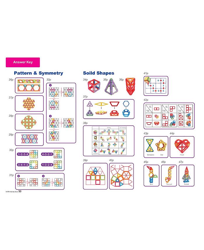 Redbox Magformers Math Activity Book - Macy's