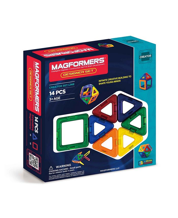 Magformers Designer 14 Piece Magnetic Construction Set - Macy's