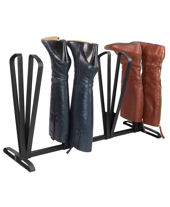 Home Basics Adjustable 12 Pair Plastic Boot Rack Organizer - Macy's