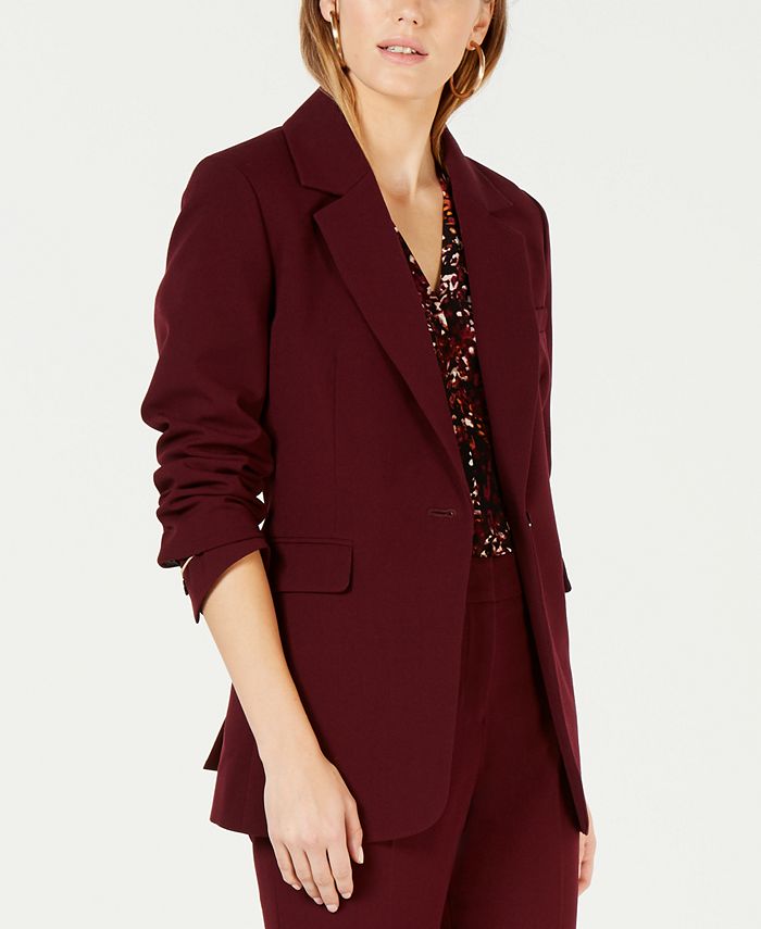 Bar III One-Button Jacket, Created for Macy's - Macy's