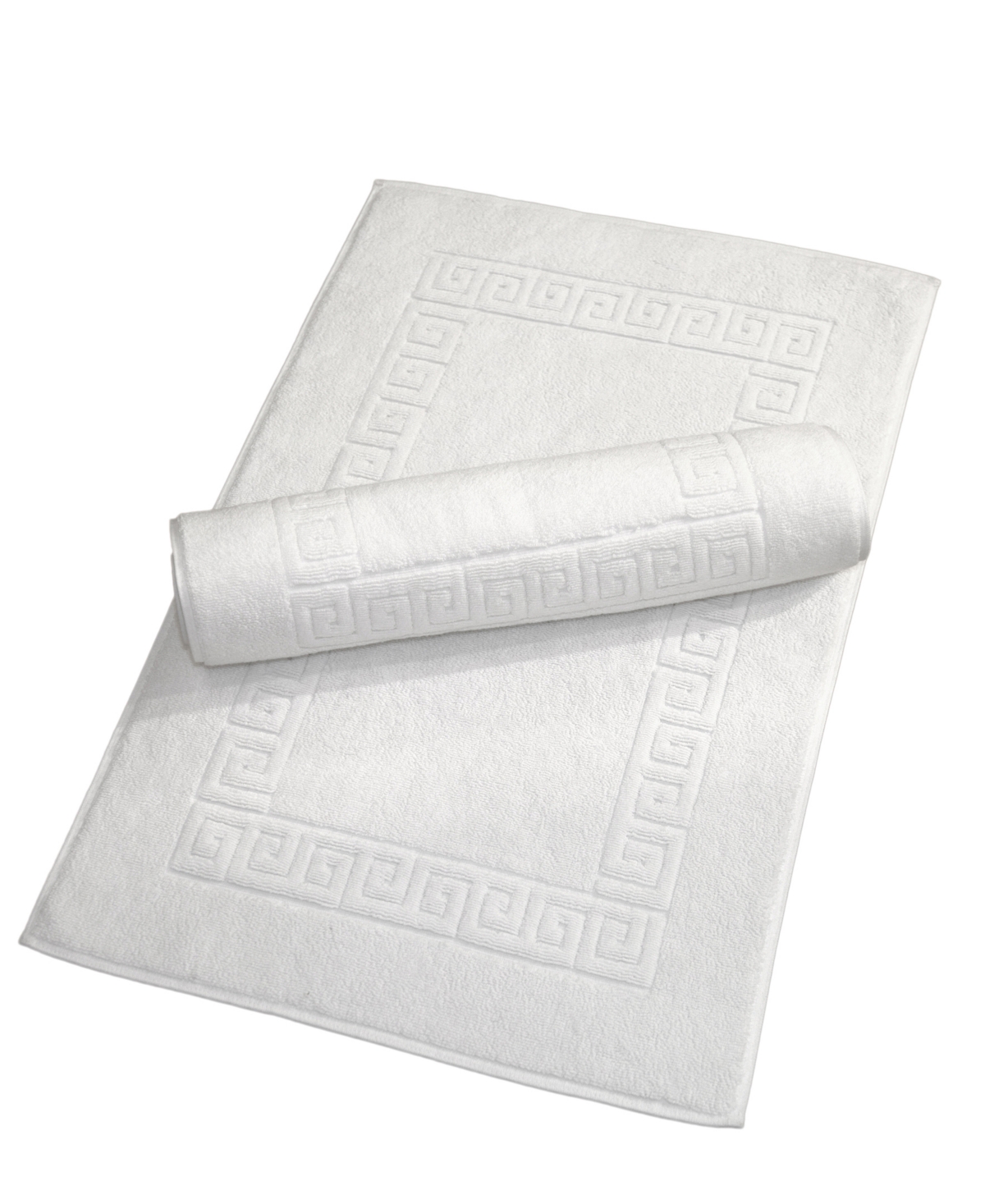 Click here for Linum Home Greek Key 2-Pc. Bath Mat Set - White prices