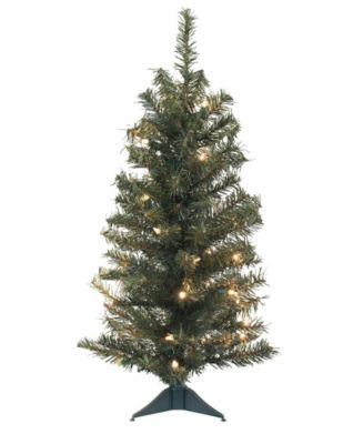 Vickerman 30 inch Canadian Pine Artificial Christmas Tree - Macy's