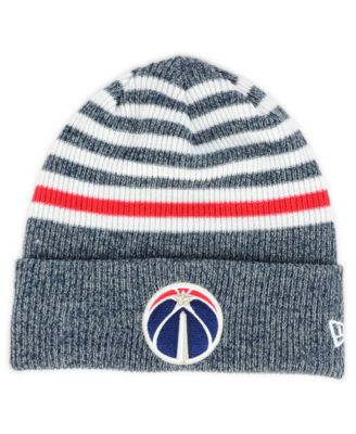 New Era Washington Wizards Striped Cuff Knit Hat - Macy's