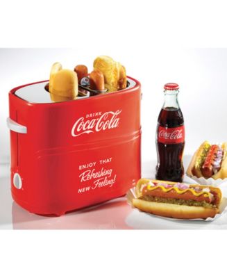 Nostalgia HDT600COKE Coca-Cola Pop-Up Hot Dog Toaster - Macy's
