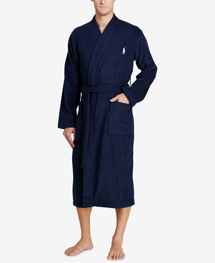 Polo Ralph Lauren Men's Big & Tall Shawl Cotton Robe - Macy's
