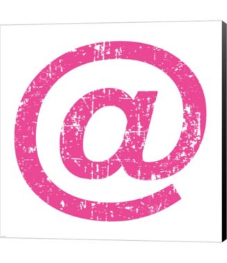 Metaverse Pink Ampersat by Veruca Salt Canvas Art - Macy's