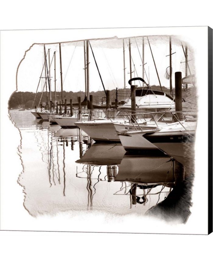 Metaverse At The Dock 2 by Harold Silverman Canvas Art - Macy's