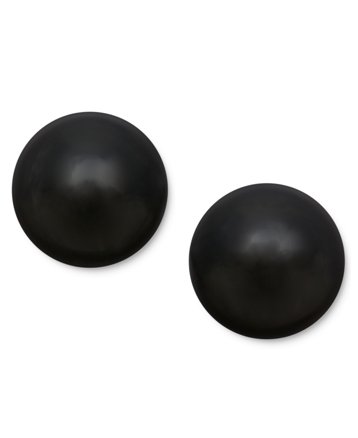 Click here for 14k Gold Earrings  Onyx Ball Stud Earrings (8mm) -... prices