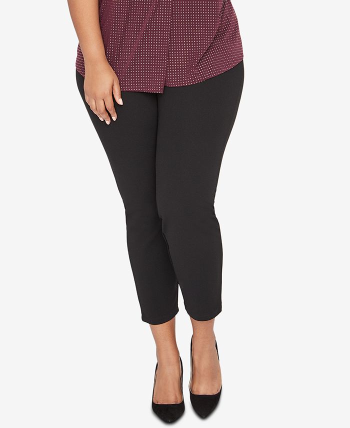 RACHEL Rachel Roy Trendy Plus Size Skinny Ankle Pants - Macy's