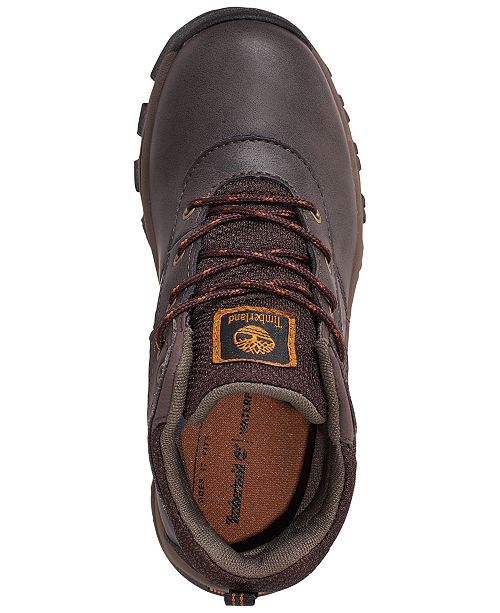 Timberland Little Boys' Mt. Maddsen Mid Waterproof Hiking Boots from ...