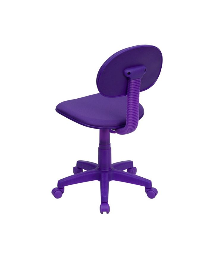 Flash Furniture Purple Fabric Swivel Task Chair - Macy's