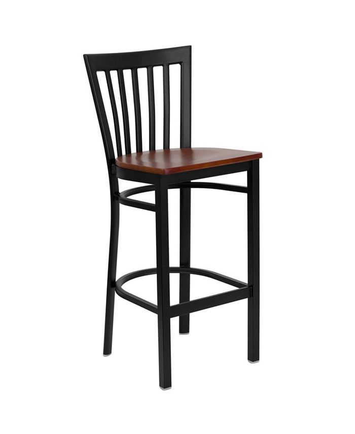Flash Furniture Hercules Series Black School HouseRestaurant Barstool ...