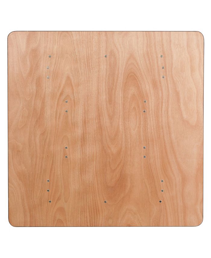 Flash Furniture 48'' Square Wood Folding Banquet Table - Macy's