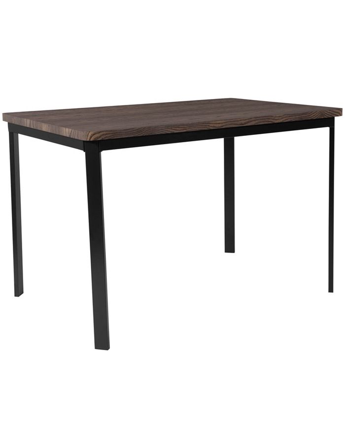 Flash Furniture Avalon 30" X 45.75" Rectangular Dining Table In ...