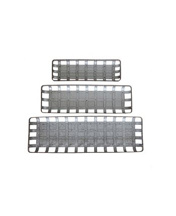 3R Studio Open Weave Trays, Set of 3 - Macy's