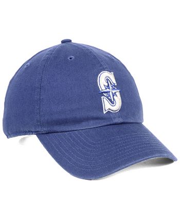 '47 Brand Seattle Mariners Timber Blue CLEAN UP Strapback Cap - Macy's