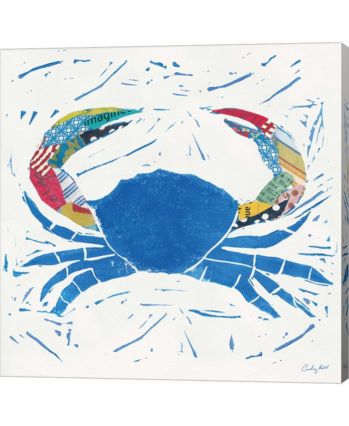 Metaverse Sea Creature Crab Color by Courtney Prahl Canvas Art - Macy's