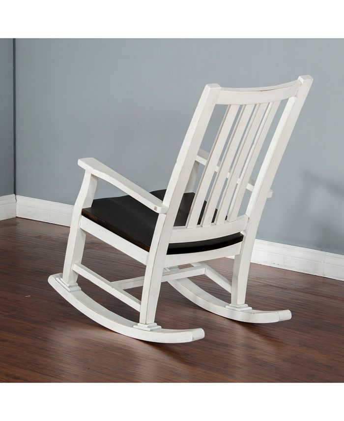 Sunny Designs Bourbon County French Country Slatback Rocker - Macy's