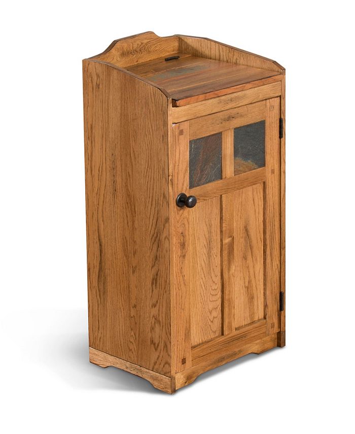 Sunny Designs Sedona Rustic Oak Trash Box - Macy's