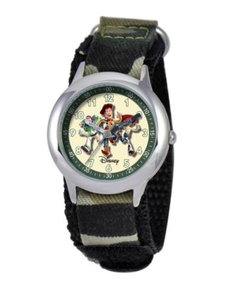 Disney Toy Story Boys' Stainless Steel Time Teacher Watch - Macy's